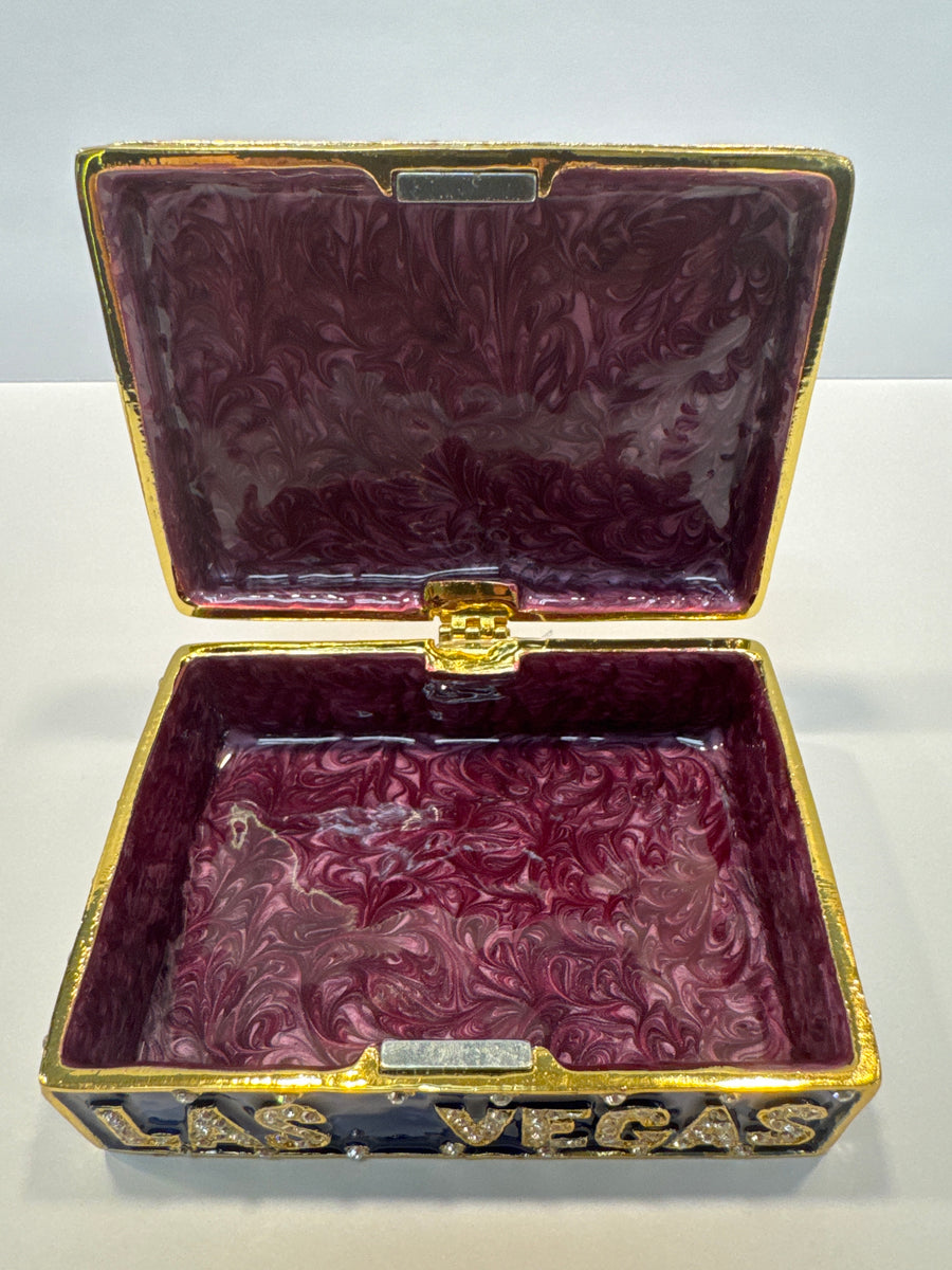 Playing Card Figurine Keepsake Box made with Crystals – Paradise Mall