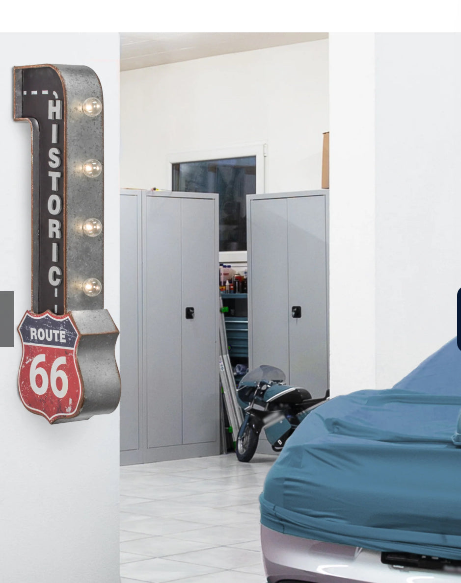 Marquee light up sign ROUTE 66 – Paradise Mall